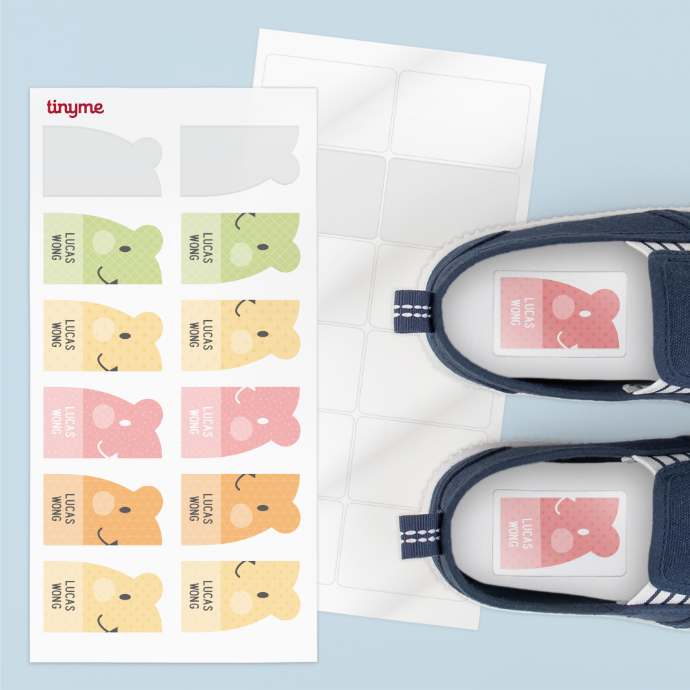 Shoe Labels for Kids | Personalised Shoe Name Labels - Tinyme Singapore