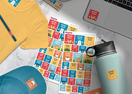 School Name Labels for Kids - Tinyme Singapore